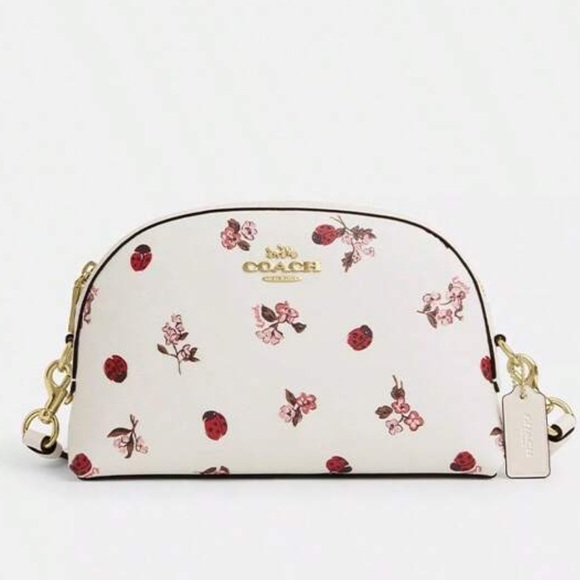 Coach | Bags | Coach Madi 23 Ladybug Floral Print Leather Shoulder ...